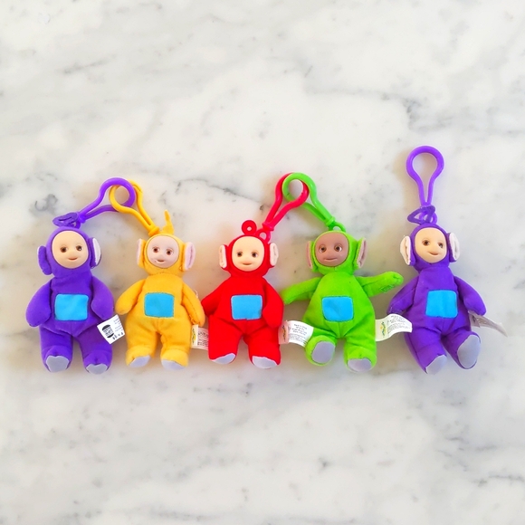 Teletubbies | Toys | Nwot Vintage 999 Colorful Teletubbies With Clip ...